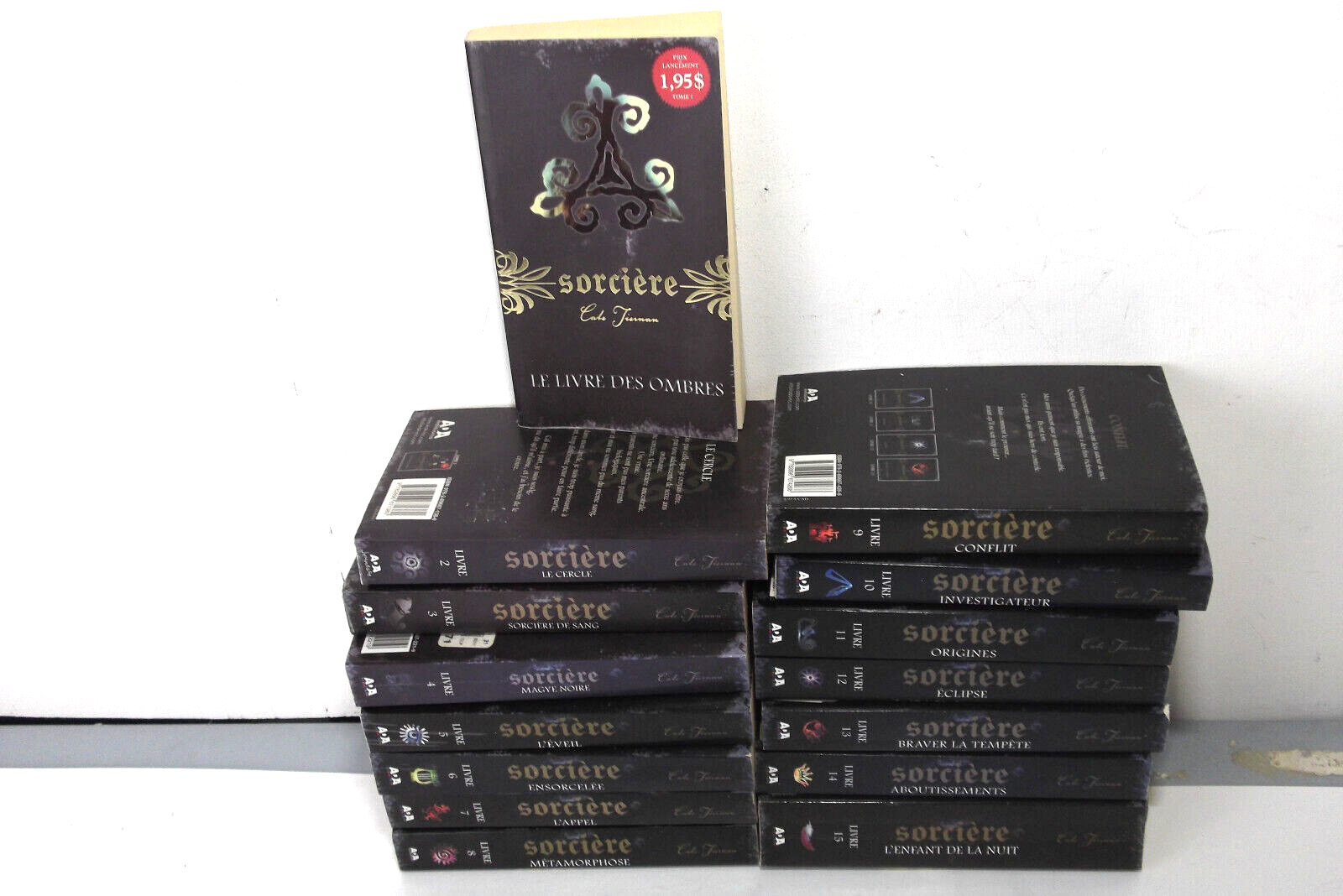 Lot of 15 Livres books - Cate Tiernan - Sorcière Tome 1 a 15 Complète ...