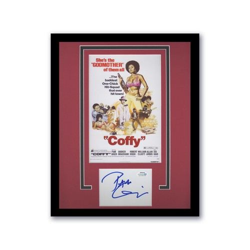 Pam Grier "Coffy" AUTOGRAPH Signed Photo Custom Framed 11x14 Matted ...