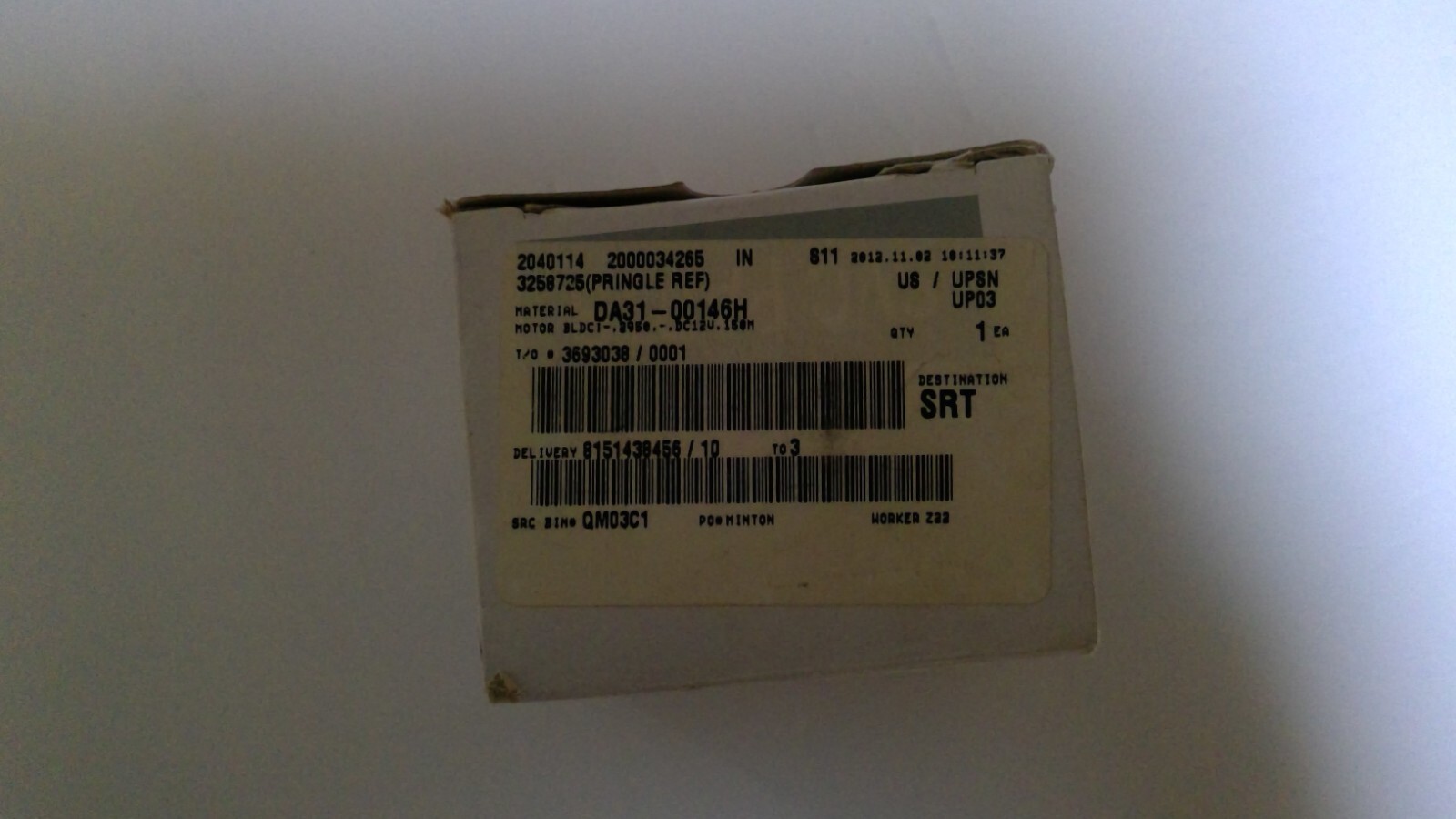 samsung refrigerator evaporator fan motor DA31-00146H | eBay