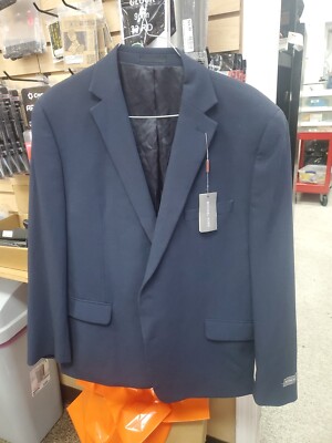 Michael Kors Blazer Jacket Kelson 48R 42W New with Tags Navy Blue Suit ...