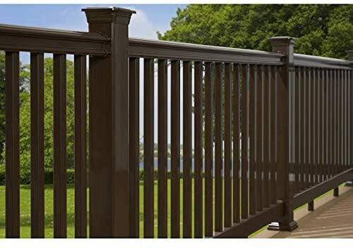 Fiberon BAL SQ 33.5 Composite Deck Baluster, Chestnut Brown - 5 Pack ...
