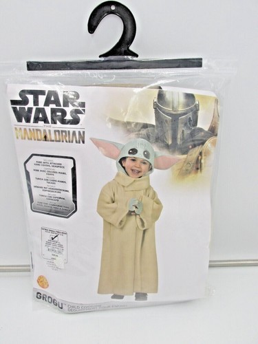 Grogu Baby Yoda Child Costume Size XS 3-4 Cosplay Star Wars The ...