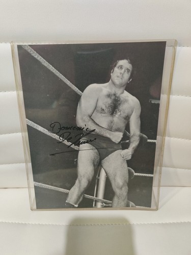 Dominic Dinucci VINTAGE WRESTLING 60's/70's HAND SIGNED Autograph WWF ...