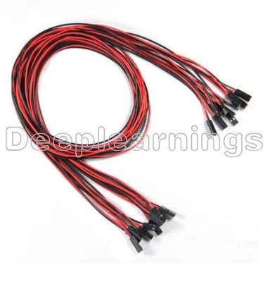 10PCS 70cm 3Pin Cable set Female-Female Jumper Wire for 3D Printer ...