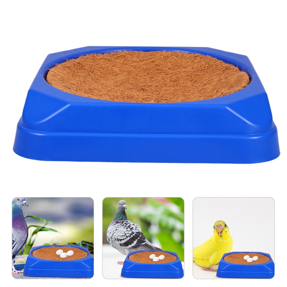 5 Sets Pigeon Nest Grass Bird Breeding Egg Nests Mat Hatching Bowls ...