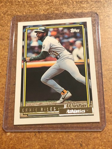 1992 Topps Gold Winner Baseball # 187 Ernie Riles | eBay