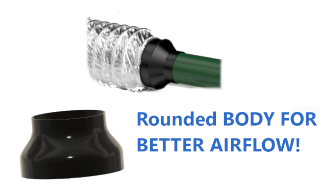 8" to 6 ", Duct Hose Connecter, Reducer, Expander, Adapter, in. inch ...