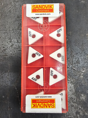 Qty 10 Sandvik TNGA332T-0820 TNGA160408T02520 620 Grade Ceramic Inserts ...