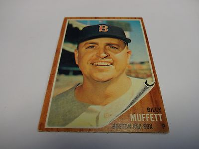 1962 Topps Baseball Billy Muffett Boston Red Sox Card #336 | eBay
