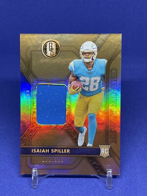 2022 Panini Gold Standard Isaiah Spiller Rookie Card Newly Minted Patch ...