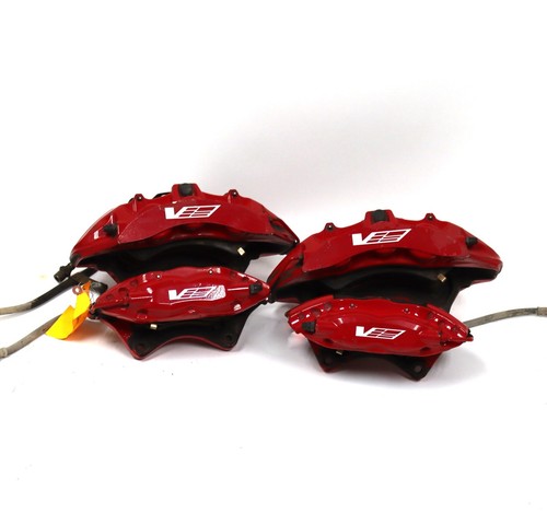 2009-2015 Cadillac CTS-V BREMBO Brake Calipers Front And Rear Red Used ...