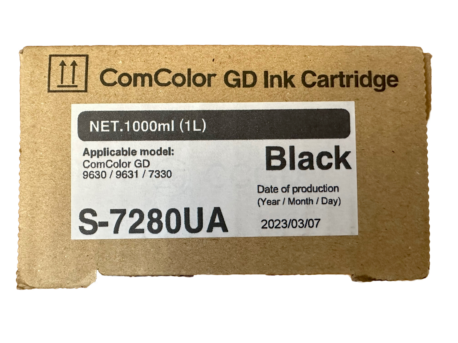ComColor GD Ink Black Genuine S-7280UA for Riso Comcolor GD9630/9631/ ...