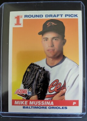 1991 Score Rare Mike Mussina Rookie Baseball RC Card | eBay