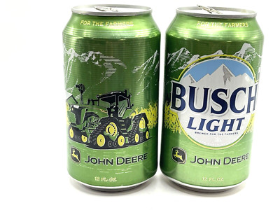 2 Empty BUSCH LIGHT Aluminum 16oz Beer Can, Great For Farmers, John ...