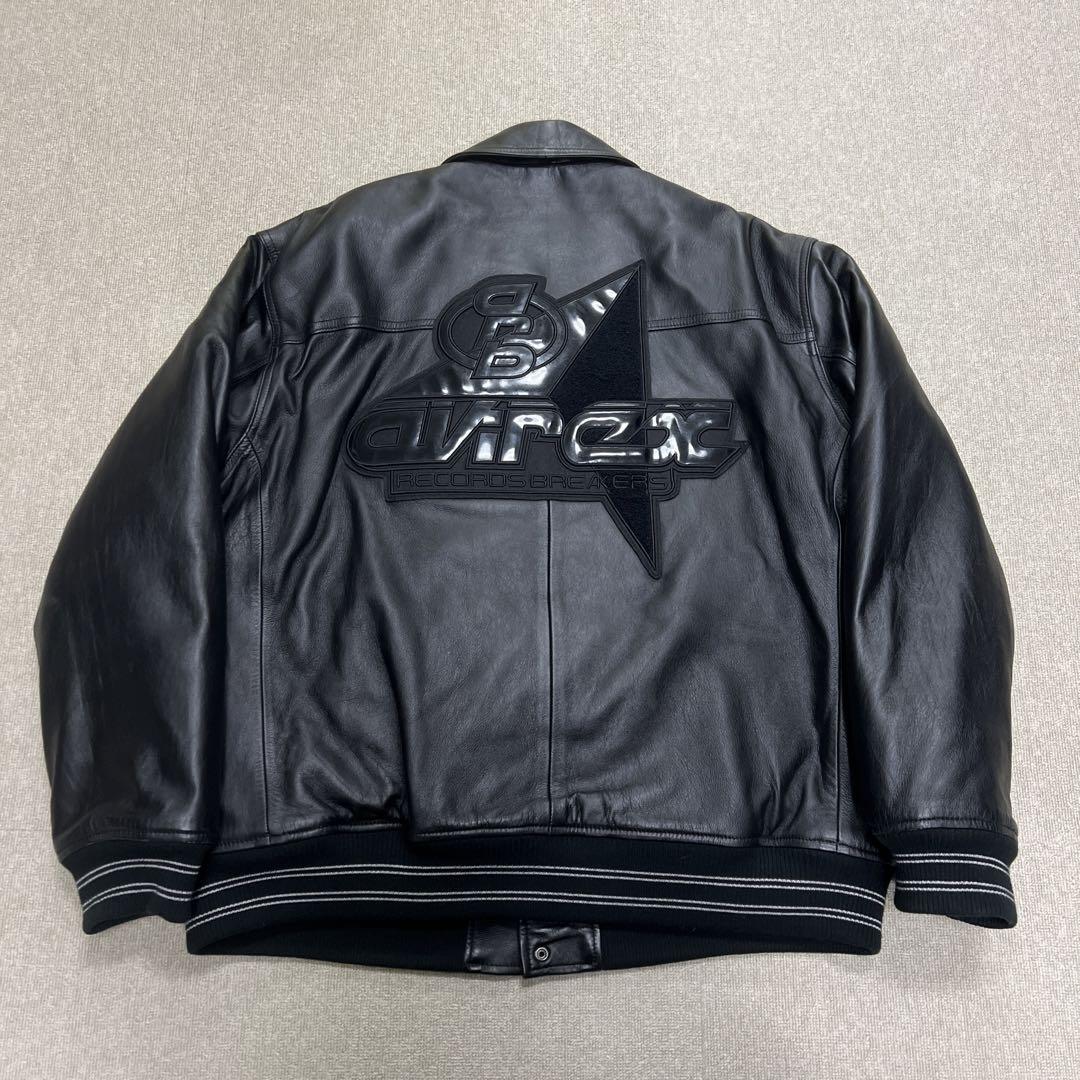 Avirex Bar City Jacket Sheep Leather Stadium _#ar396 | eBay