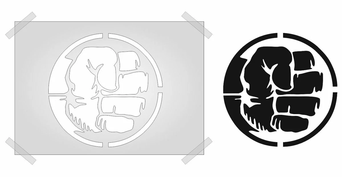 Hulk Stencils