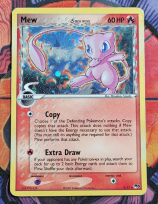 Mew Delta Species 3/017 POP Series 5 Pokemon Card TCG English | eBay