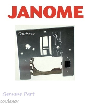 JANOME NEEDLE PLATE Fits Machines Sewist 525s 521s 625E 7021 7025 JL150 ...