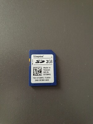 Kingston 2GB SD Card Non HC SD Memory Card 2G For Old Camera/GPS/DV | eBay