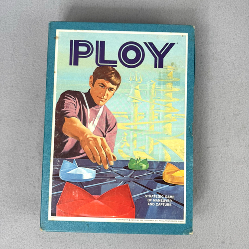 Vintage Ploy 3M Bookshelf Board Game 1970 Strategic Game | eBay