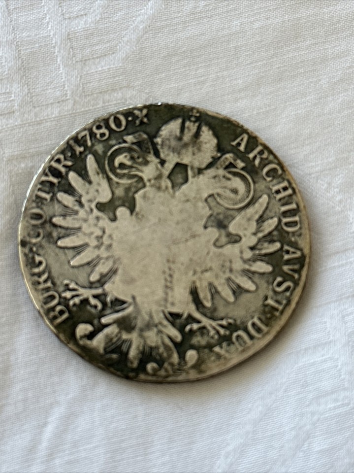 1780 AUSTRIA SILVER MARIA THERESA. ARCHID AVST DUX. AVST / RESTRIKE. | eBay