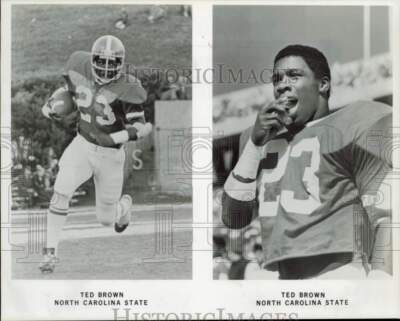 1978 Press Photo Ted Brown, North Carolina State Football Player ...