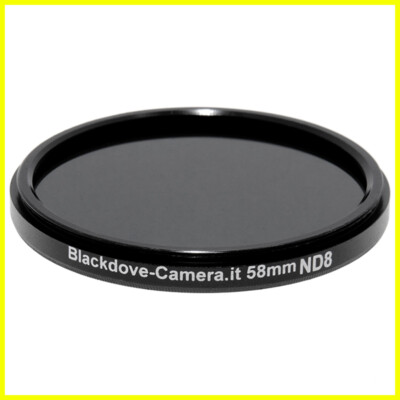 58mm Neutral Density ND8 Filter (+3 Stops) Blackdove-Cameras for M58 ...