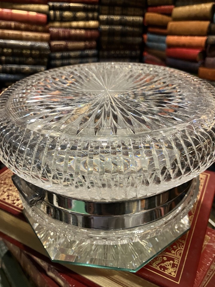 FABULOUS ABP: CUT GLASS POWDER BOX: AMERICAN BRILLIANT PERIOD | eBay