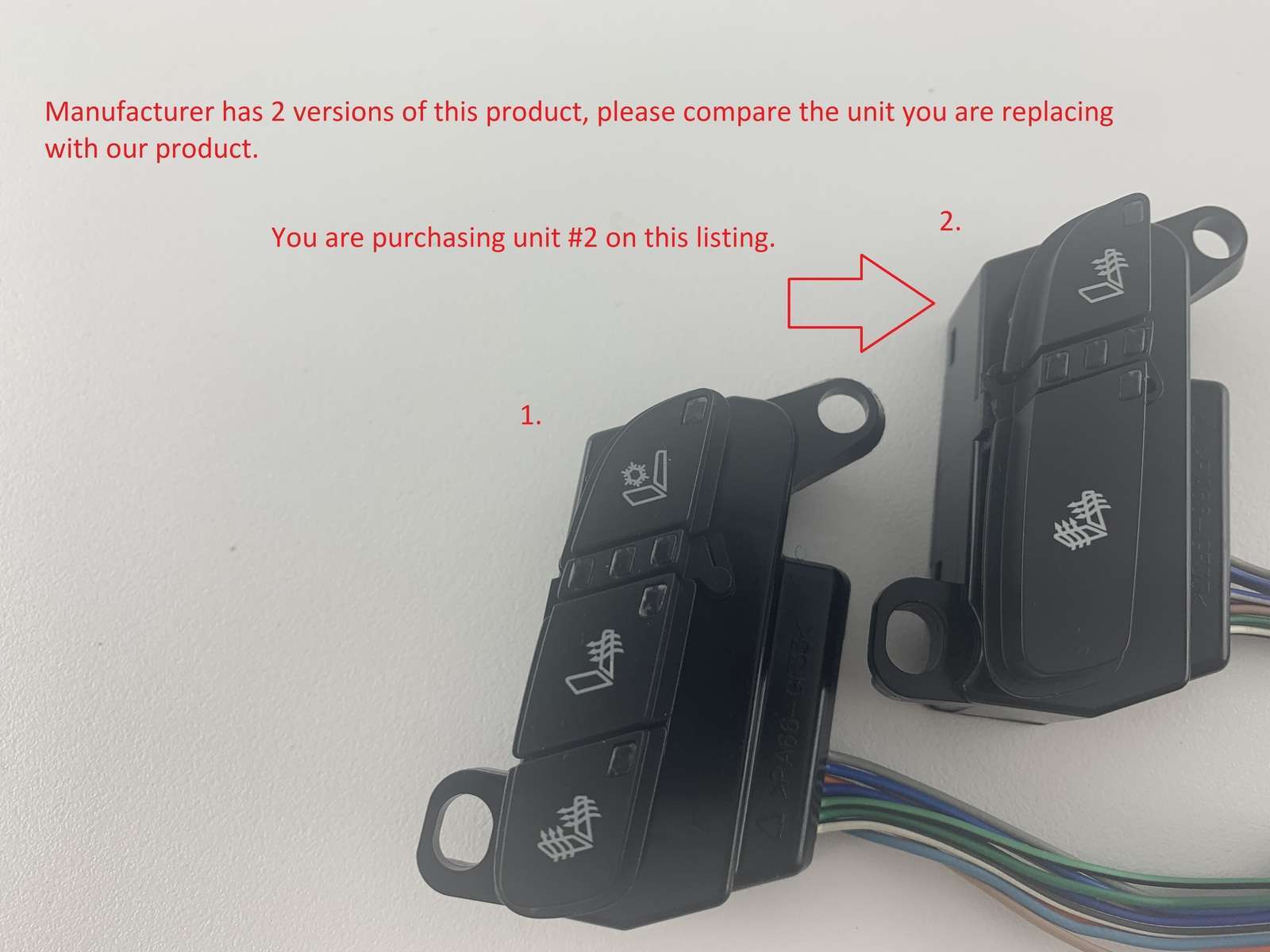 2007 - 2014 Escalade Tahoe Yukon Seat Heater Control Switch Front Right ...