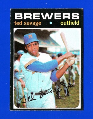1971 Topps BASEBALL SET BREAK #76 TED SAVAGE MILWAUKEE BREWERS (JK1) | eBay