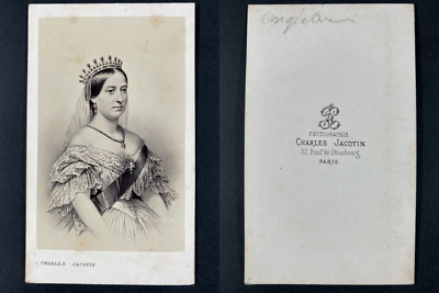 Jacotin, Paris, Reine du Royaume-Uni Victoria Vintage cdv albumen print ...