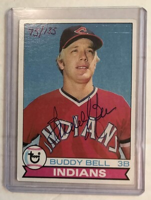 Buddy Bell Signed Autographed 1979 Topps Baseball Card Certified Auto ...