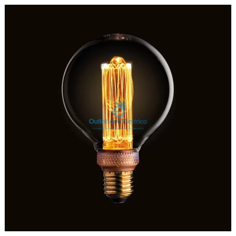 Wiva 12100648 Glasslight Globe G95 Crystal 4W 3000K | eBay