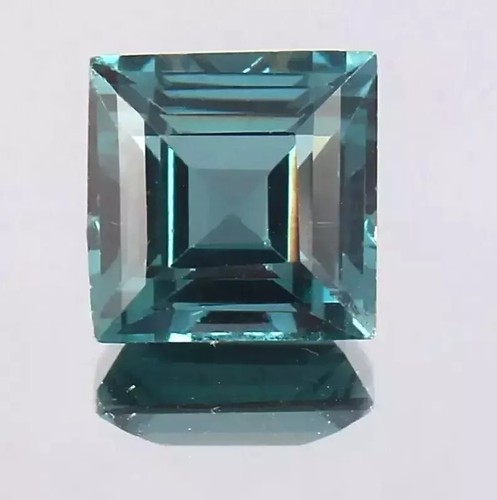 Indicolite Blue Green Tourmaline 8x8 mm Natural Square Cut Loose ...