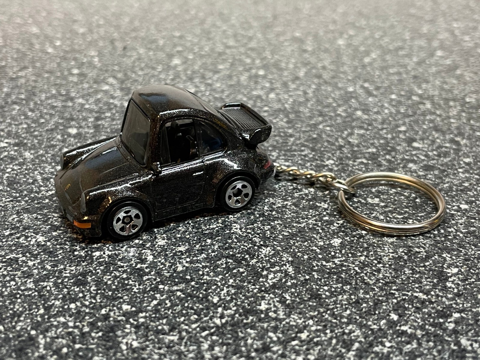 Fits Porsche 911 964 Turbo Black Keychain Hot Wheels Matchbox | eBay
