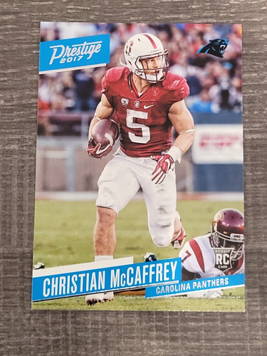 2017 Panini Prestige Christian McCaffrey #215 Rookie Panthers 49ers RC ...