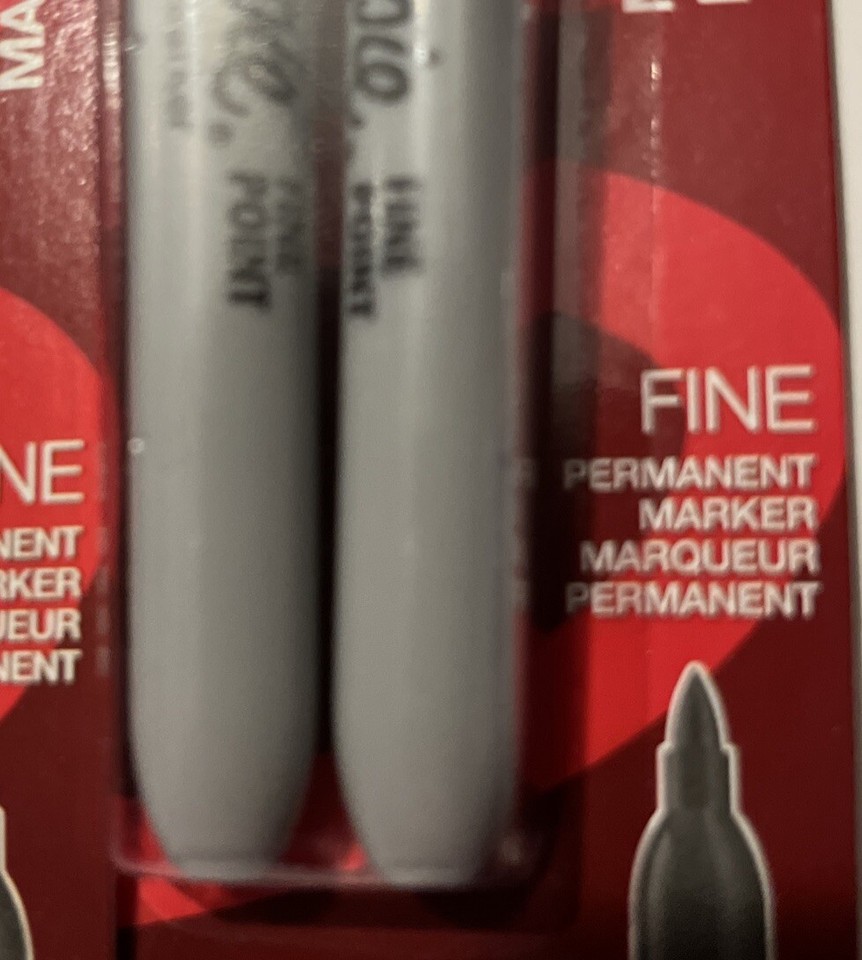 (6) 2-pks Sharpie 30162 Fine Point Black Permanent Marker 71641301627| eBay