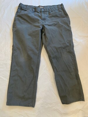 CE Schmidt Workwear Men's Grey Canvas Carpenter Pants Size 40x32 | eBay