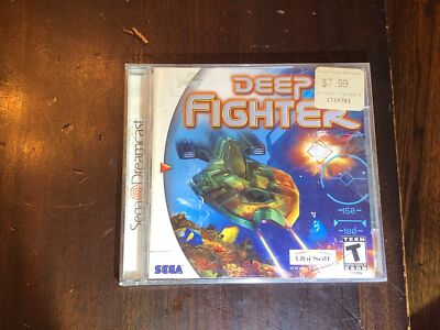 Deep Fighter (Sega Dreamcast, 2000) 2 Discs Game Complete with Manual ...