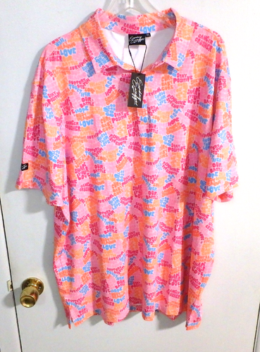 Sunday Swagger Breast Cancer Awareness Women's Golf Shirt Sz 2XL ...