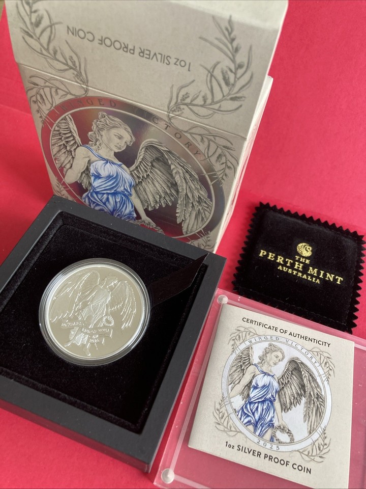 2025 Winged Victory 80 Years End Of World War 11: 1oz 99.9% Silver ...