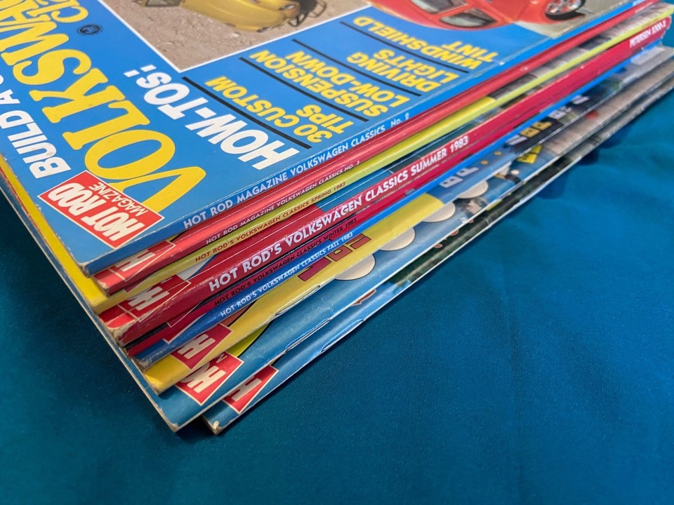 Lot of 8 Vintage Volkswagen Classics Magazine 1982 1983 1984 VW Bug ...
