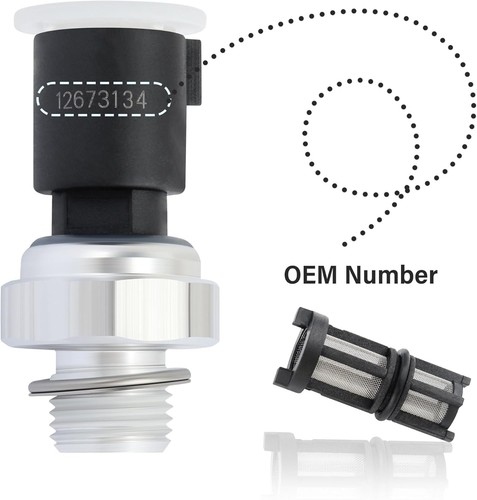 Engine Oil Pressure Sensor with Screen Filter OEM#12673134,Oil Pressure ...