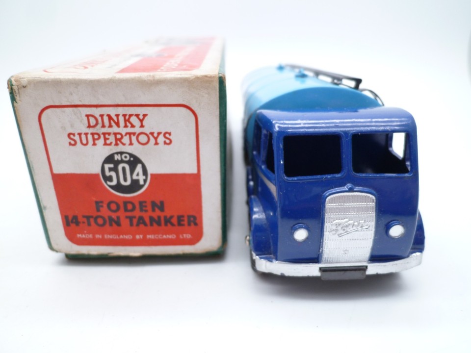 VINTAGE DINKY TOYS 504 FODEN 14-TON TANKER IN ORIGINAL BOX 1950s | eBay