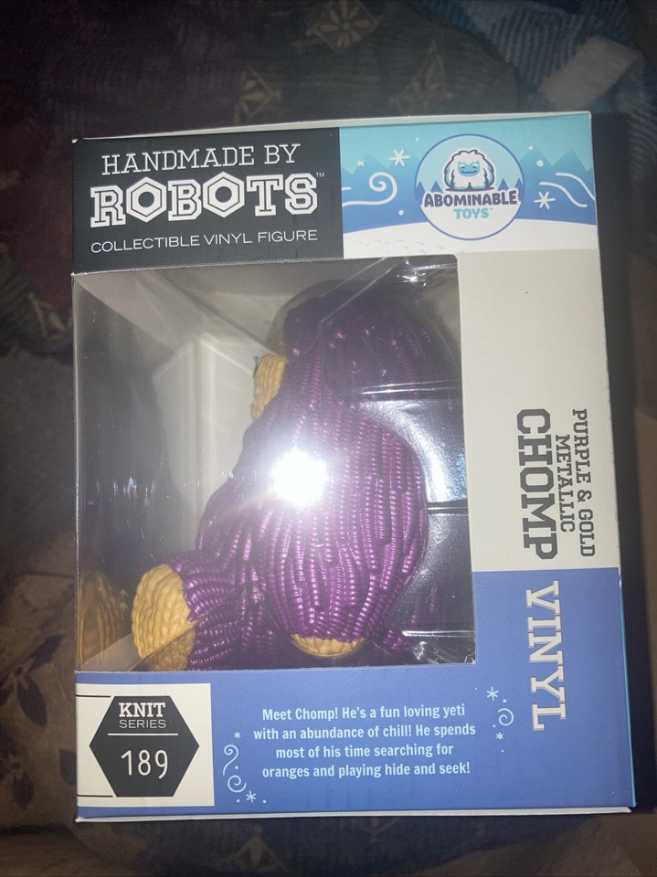 Handmade By Robots Purple and Gold Metallic Chomp Limited Edition 480 ...