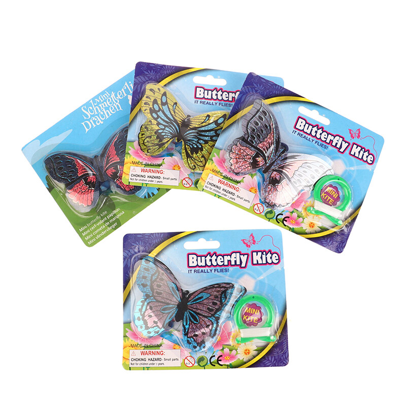 Colorful Cartoon Butterfly Pocket Kite Outdoor Fun Sports Kite Toy For ...