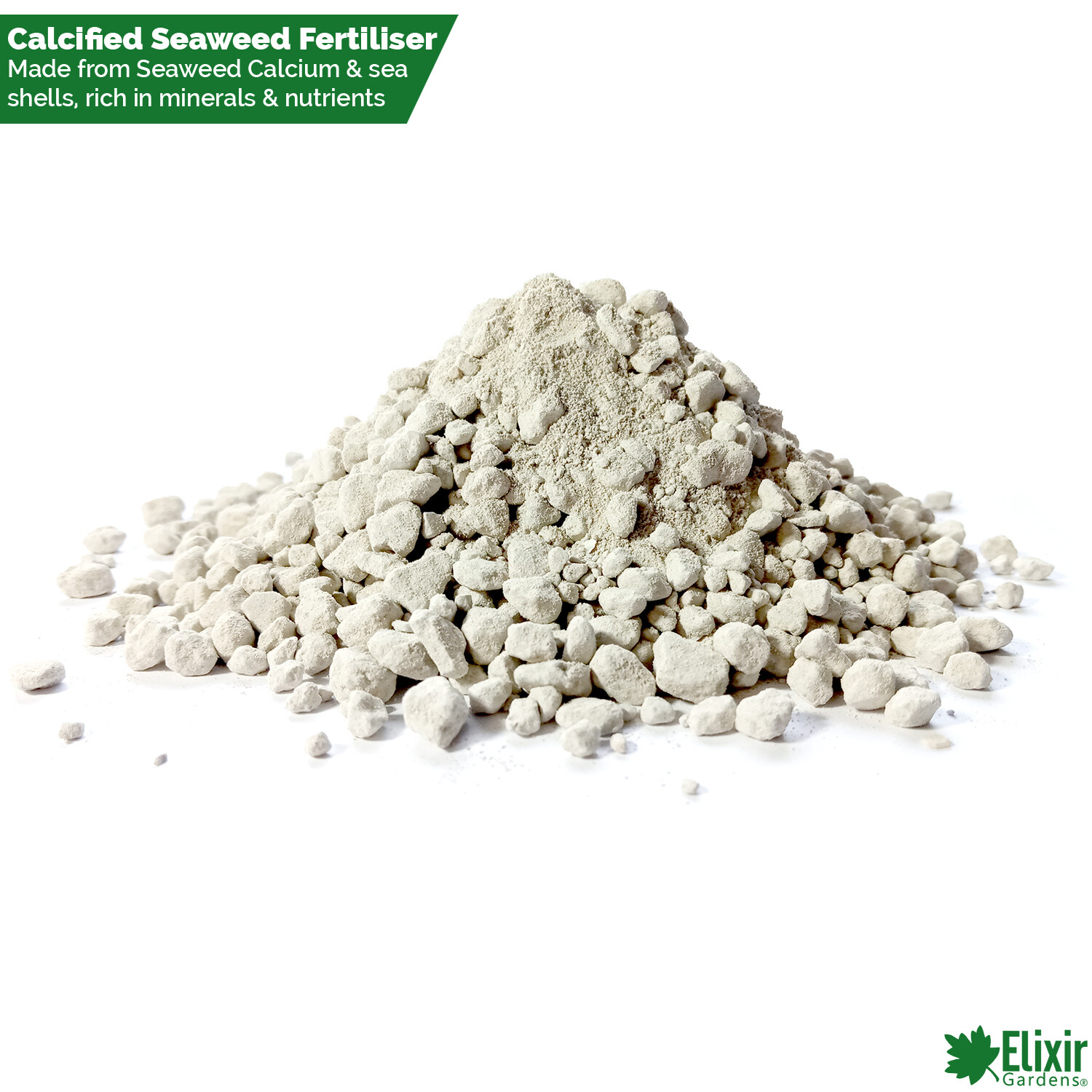 Calcified Seaweed 25kg Bag | Organic Kelp / Coral Fertiliser & Soil ...