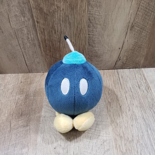 2018 Nintendo Super Mario Bros Blue Bomb Omb 6" Plush Doll Stuffed Toy ...