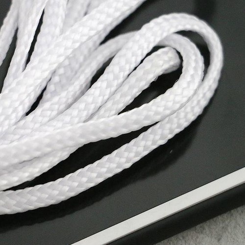 Drawstring cord 1/4" 100% polyester Round Braided White or Black 144 or ...