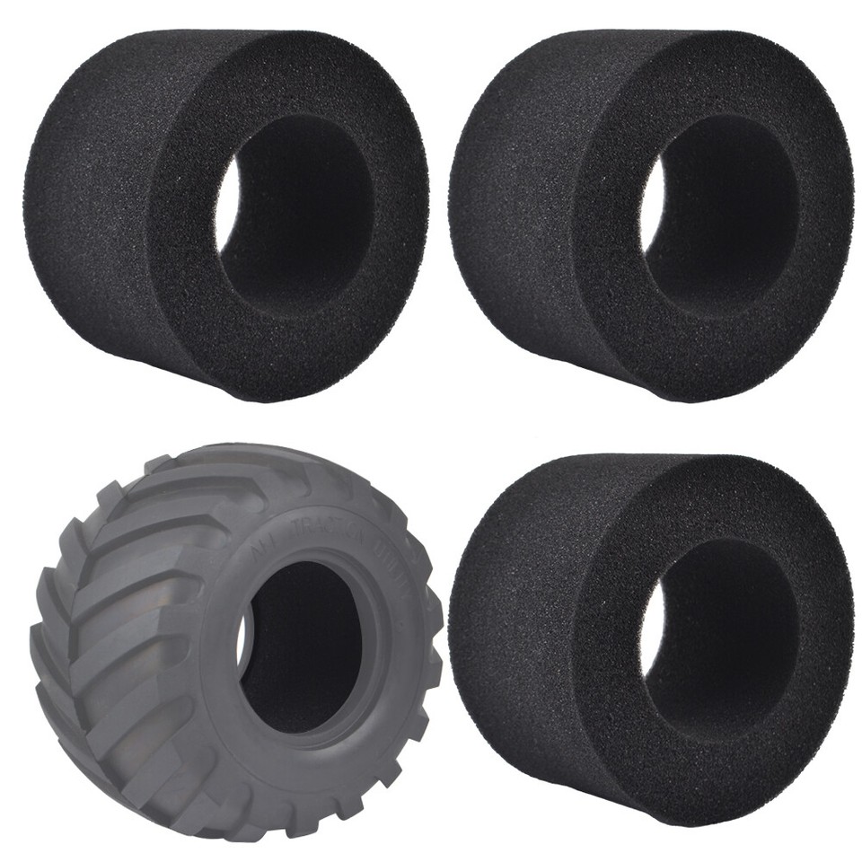 RC Tires Inner Sponges Set for Tamiya Midnight Pumpkin CW01 LunchBox CW ...